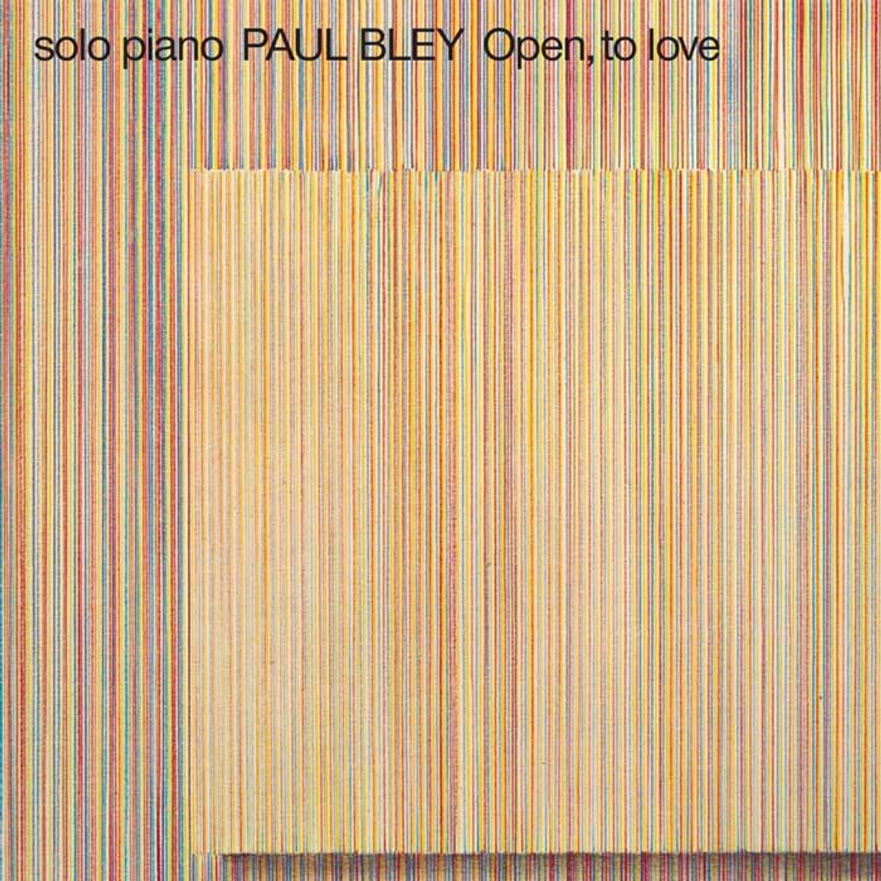 (Pre Order) Paul Bley - Open, to Love - ECM Luminescence Series LP * – The 'In' Groove