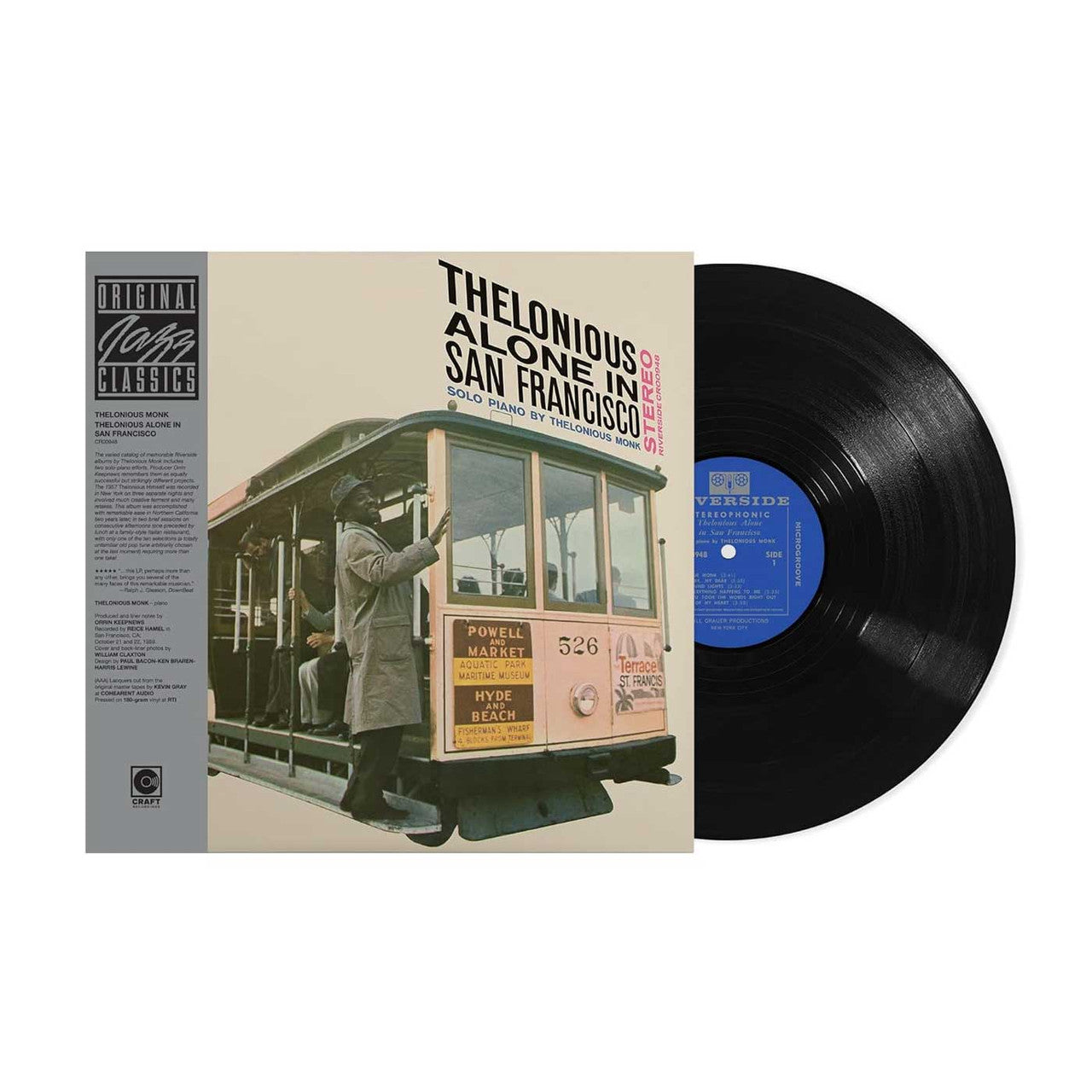 Thelonious Monk - Thelonious Alone in San Francisco - OJC LP – The 'In ...