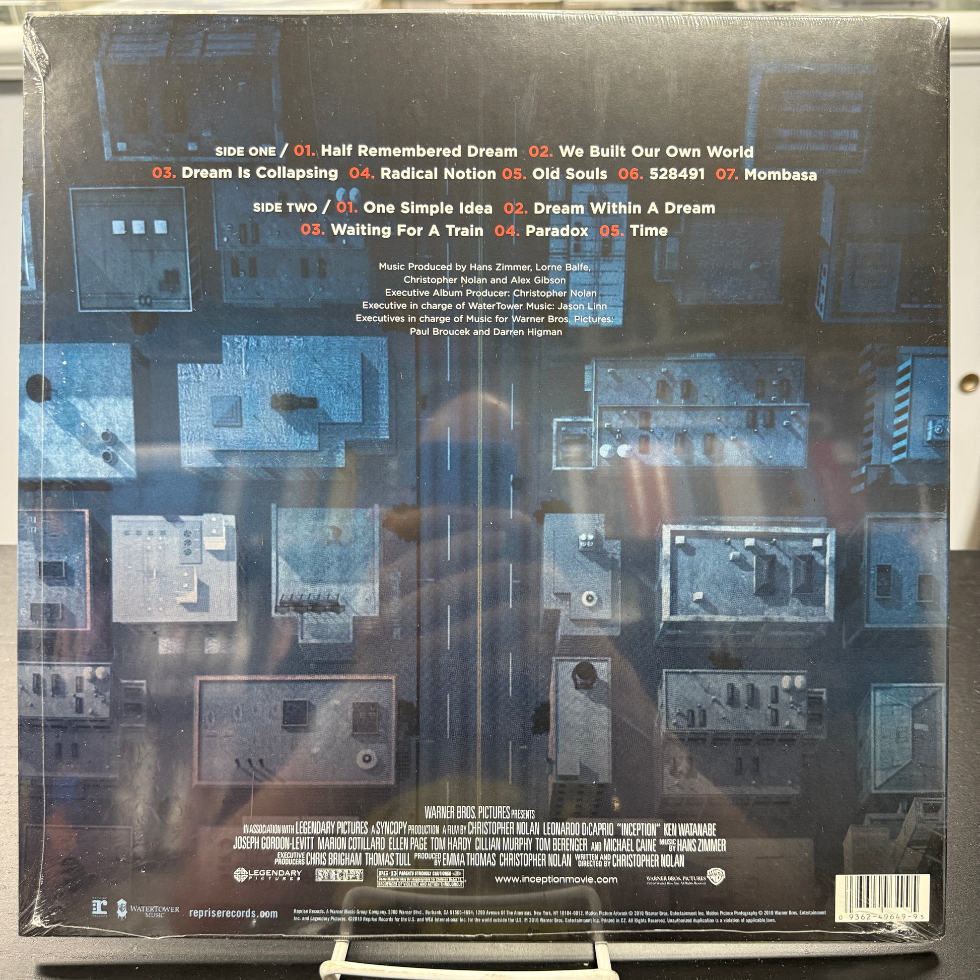 Hans Zimmer – Inception (Music From The Motion Picture) - LP – The 'In ...