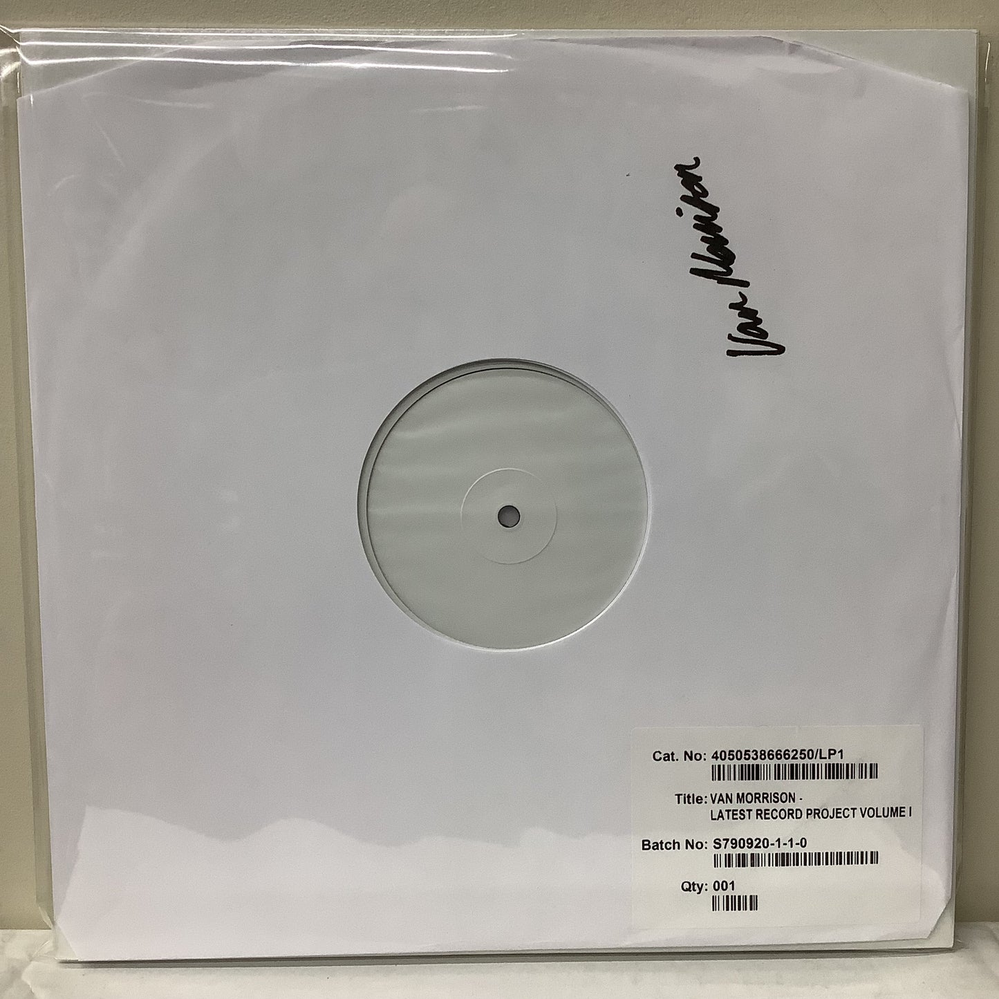 Van Morrison - Latest Record Project Volume 1 - Test Pressing LP – The ...