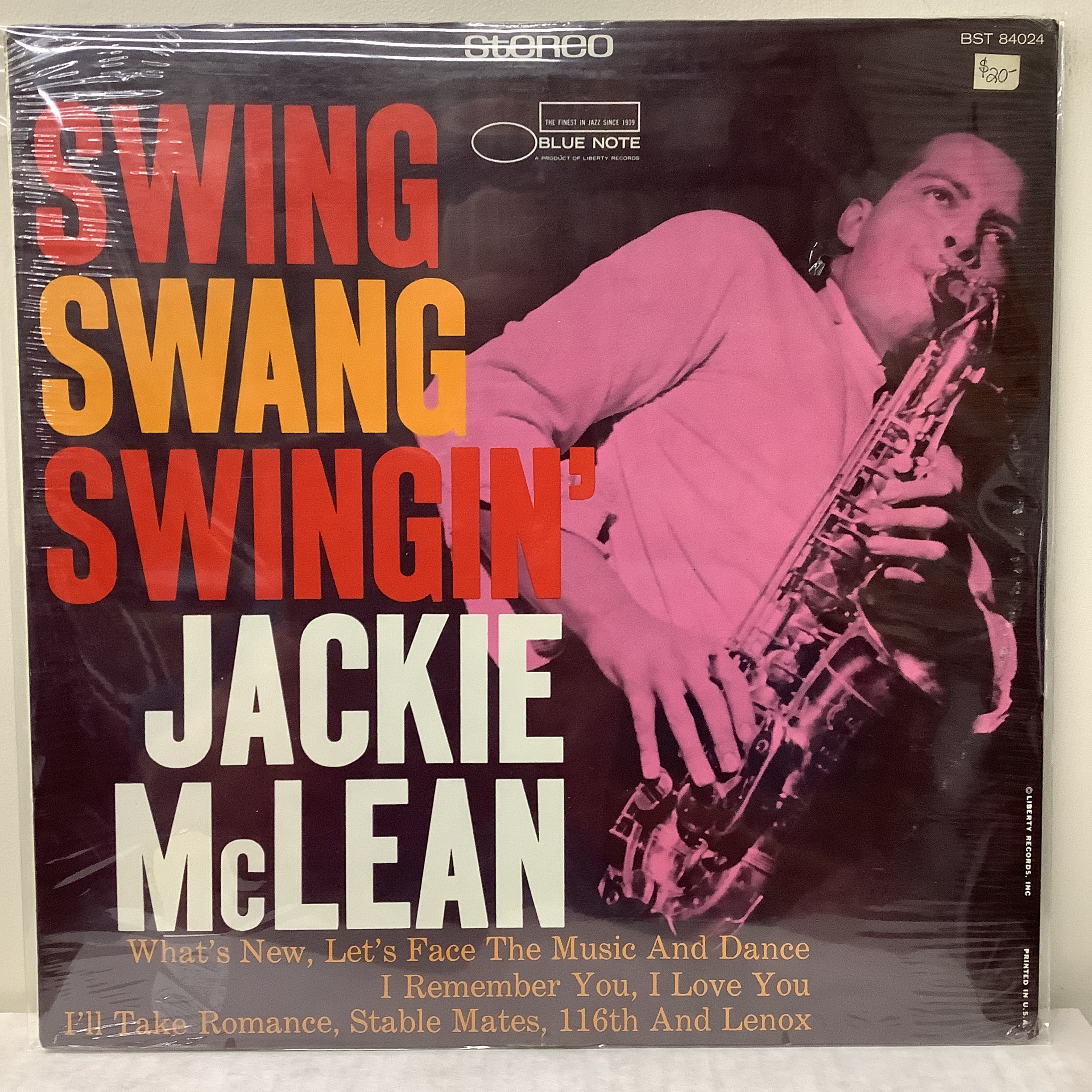 Jackie McLean - Swing Swang Swingin' - Blue Note LP – The 'In' Groove