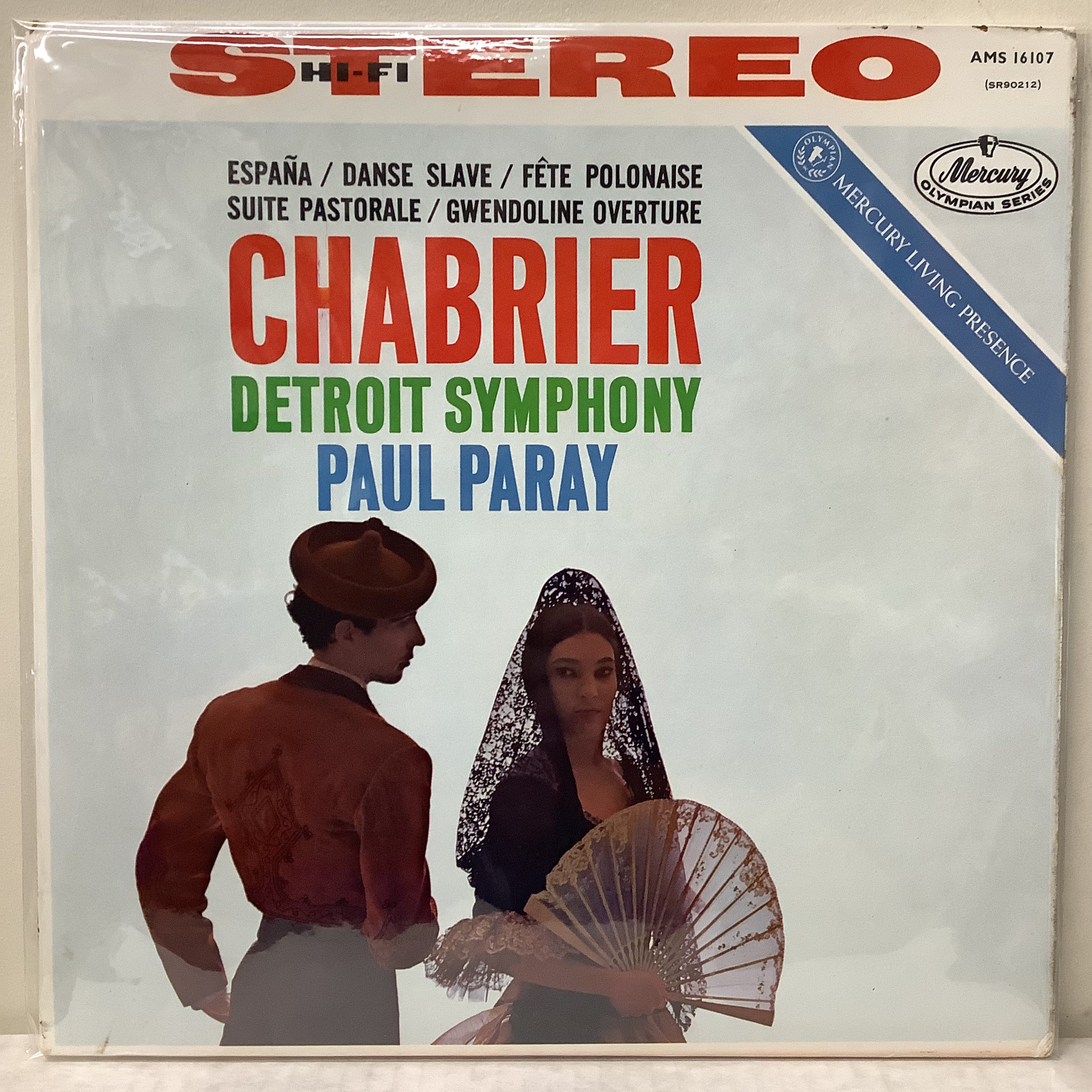 Paul Paray - Conducts the Music of Chabrier - UK Mercury LP – The 'In ...