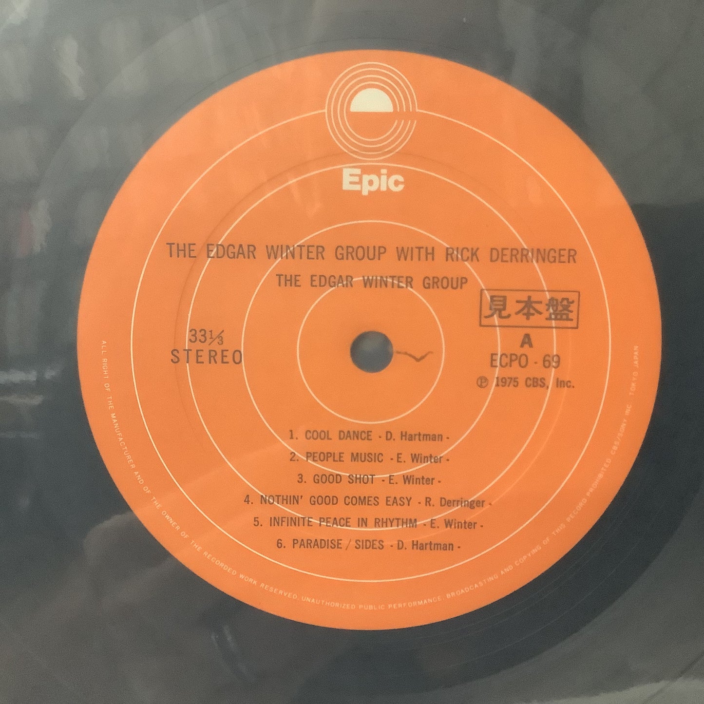 The Edgar Winter Group - With Rick Derringer - Autographed LP – The 'In' Groove