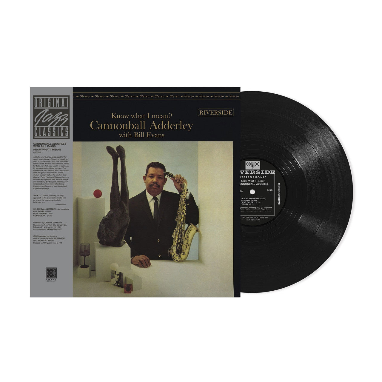 Cannonball Adderley With Bill Evans - Know What I Mean? - OJC LP – The ...